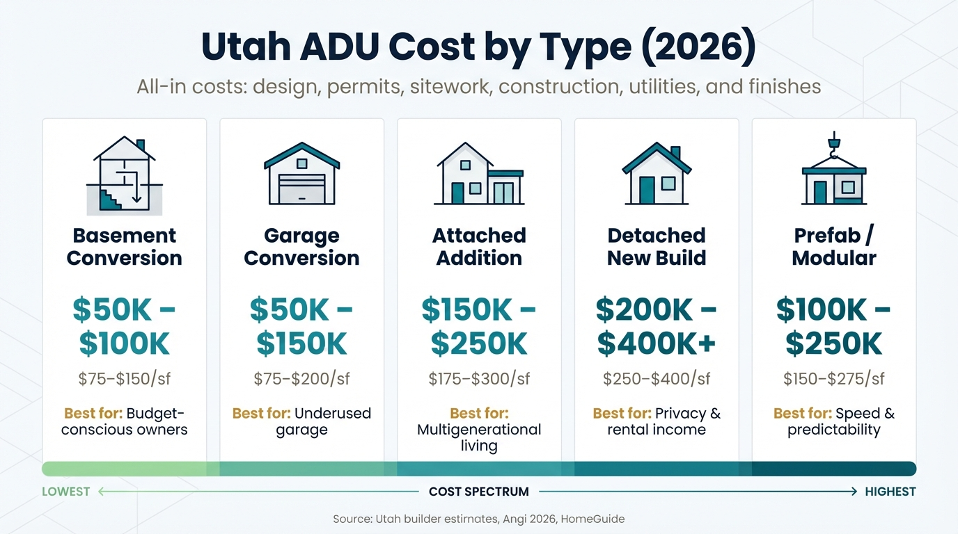 Utah ADU Builders — Free Zoning Check, Cost Guides & Vetted Builder ...